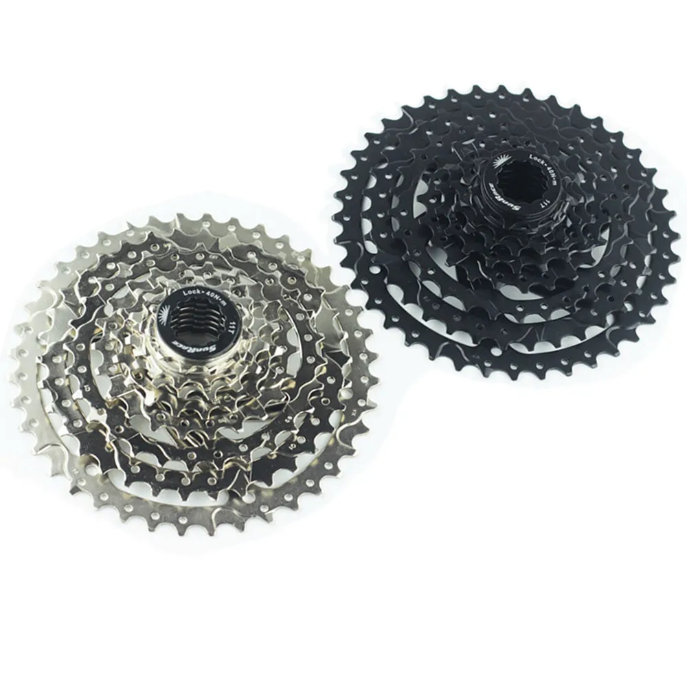 Sunrace Csm680 8 Speed 11-40t 11-42t Black / Silver Bike Cassette Fit ...