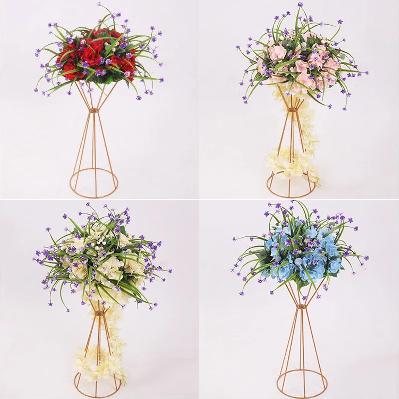 Wedding-Simulation-Road-Lead-Flower-Roman-Column-Flower-Stand-T-Stage ...