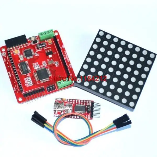 Full color RGB 8 * 8 60m LED dot matrix screen driver board|board board ...