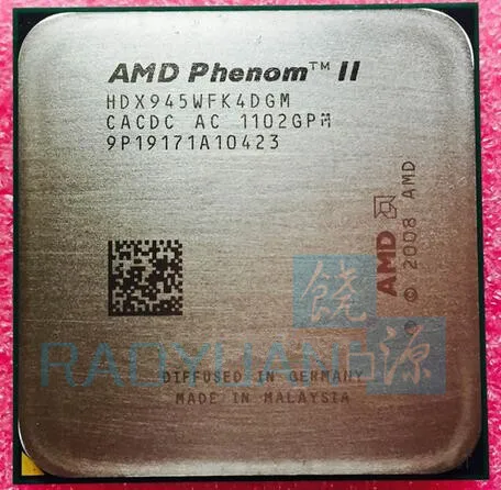 AMD Phenom II X4 945 X4 945 3 GHz Quad Core CPU Processor HDX945WFK4DGM ...