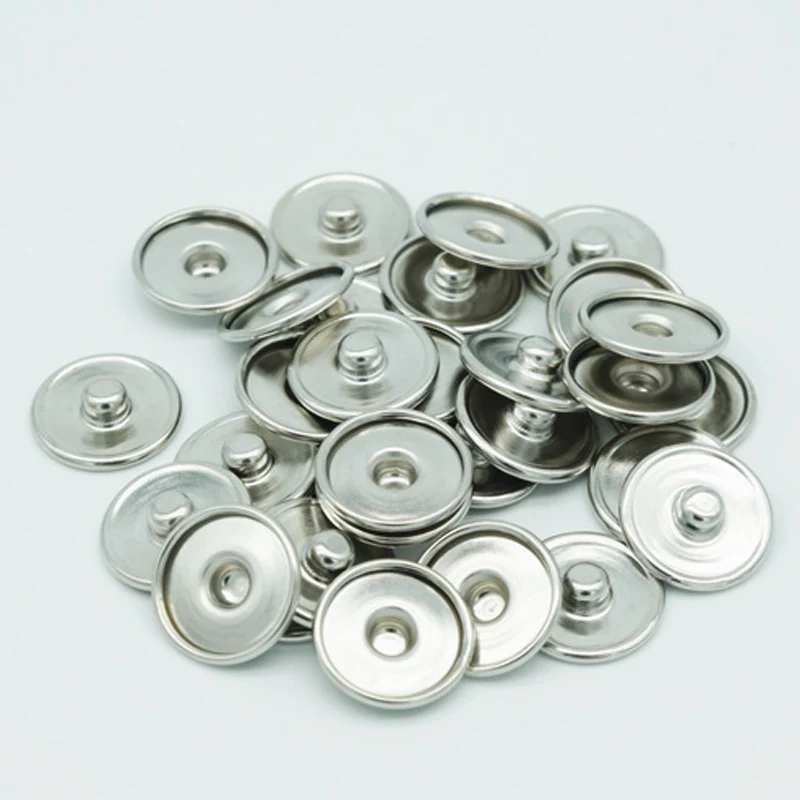 100pcs-lot-18mm-Silver-Plated-Snap-Button-Base-Flat-Interchangeable ...