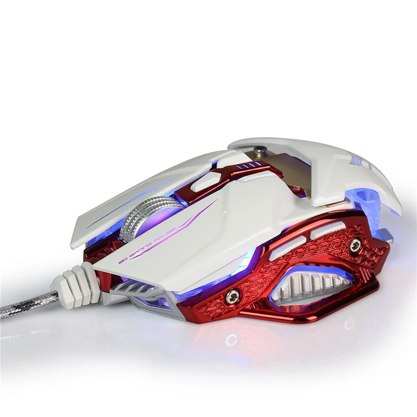 Mosunx Silent USB Wired Optical Gaming Computer Mouse Ergonomic Mice ...