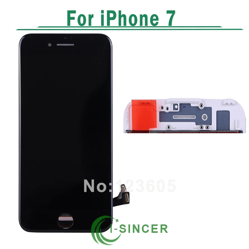 100% Tested For iphone 7 LCD Display Digitizer Touch Screen Panel ...