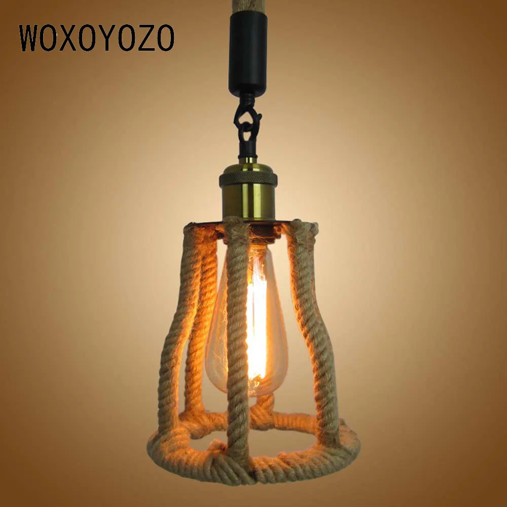 Aliexpress.com : Buy WOXOYOZO 100cm Long Hemp Rope Pendent Light Rope ...