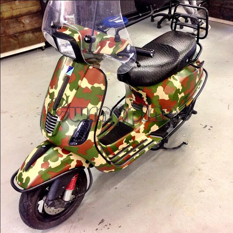 Forest Style Camouflage Vinyl Sheet Green Military Camo Car Wrapping ...