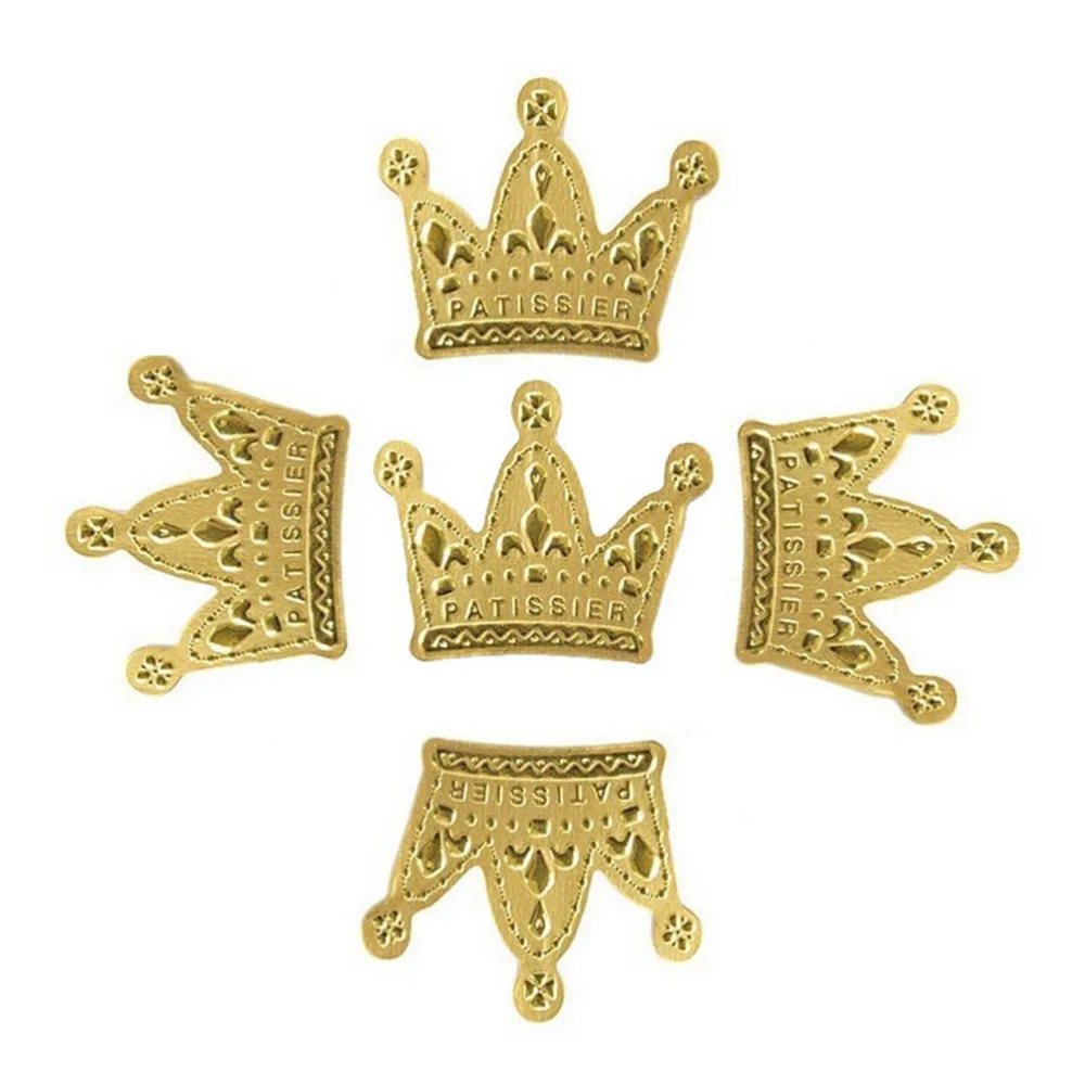 Selecciones para tartas y magdalenas de fiesta, papel dorado para ...