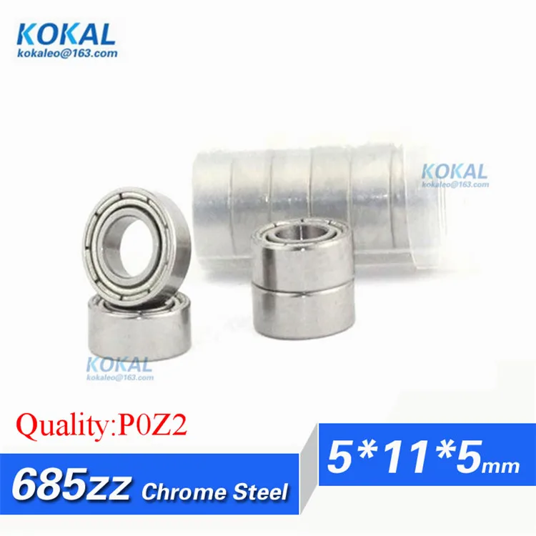 [cm685zz-p2]free Shipping 10pcs Chrome Steel Ball Bearing W638/5-2z ...
