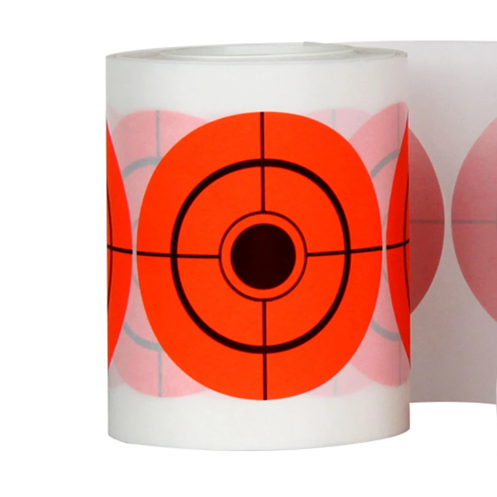 250Pcs 7.5 Diameter Adhesive Shooting Target Round Splatter Sticker ...