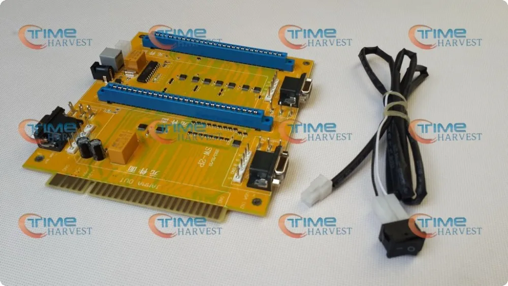 New 2 In 1 Multi Jamma Switcher Extension Game Pcb Jamma Adapter With ...