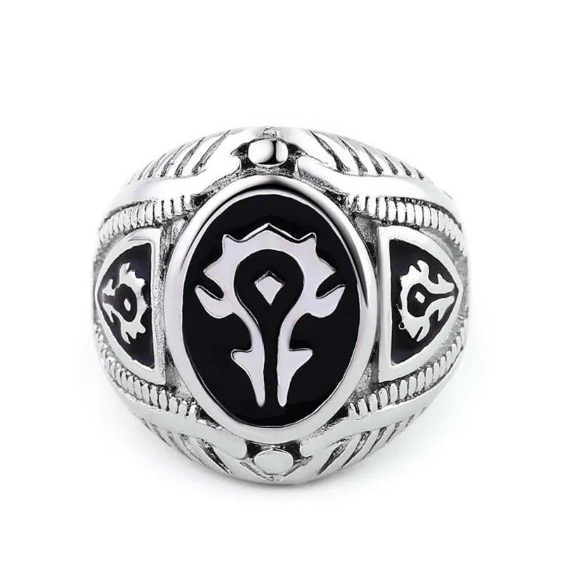 YVLAH 2017 Vintage World of Warcraft WOW Warcraft Men's Stainless Steel ...