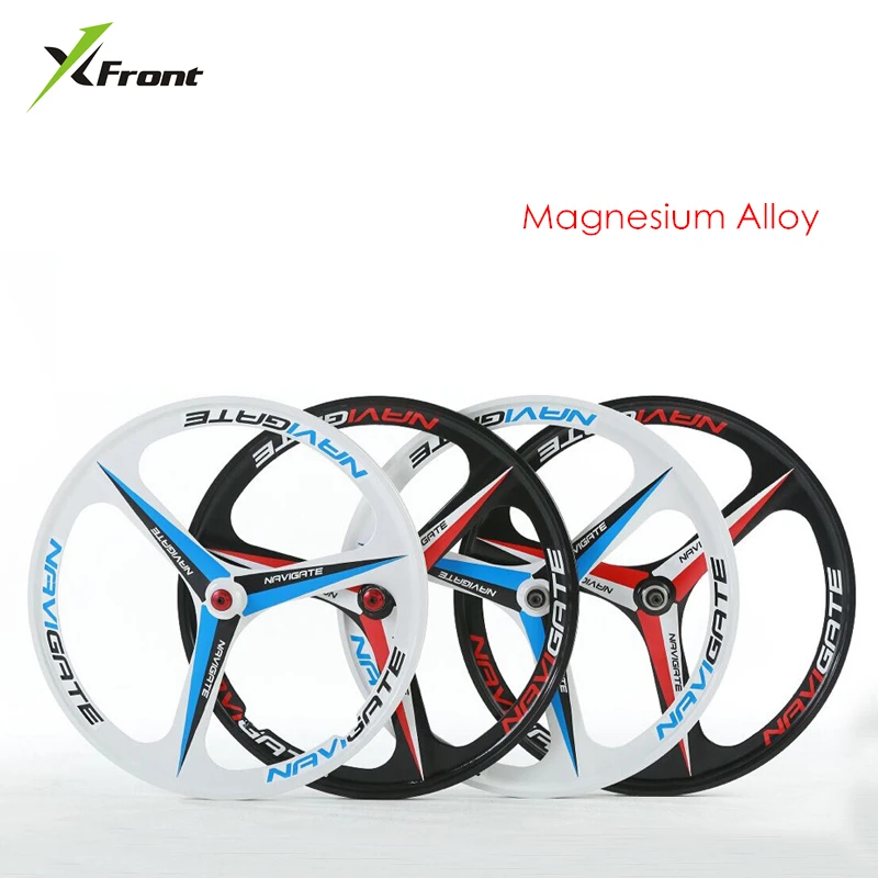 New brand MTB light weight magnesium alloy 3 blade one wheels 26 inches ...