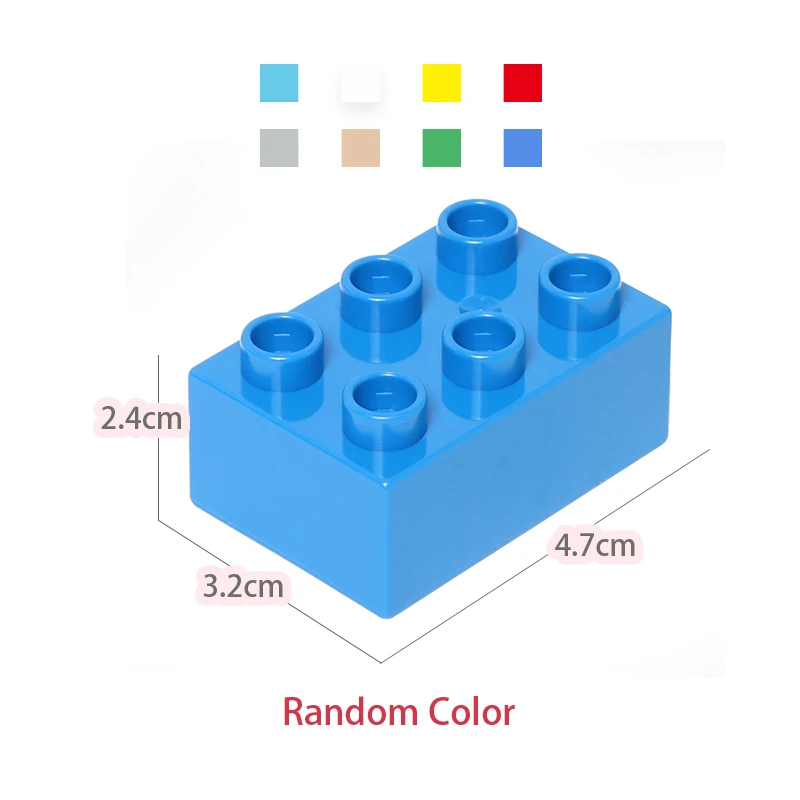 FREE SHIPPING DIY Duploe Building Block Parts Compatible Legoed Duplo ...