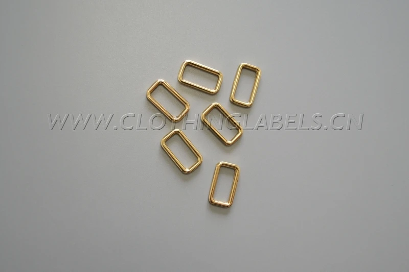 Rectangular D ring for belt, garment accessories, metal labels, 1000 ...
