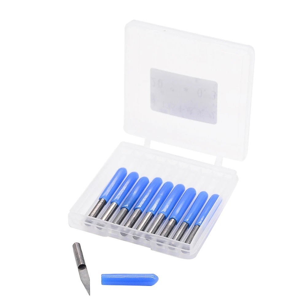 10pcs/lot Pcb 3d Engraving Bit 10/15/20/25 Degrees V Shape Carving Bits ...