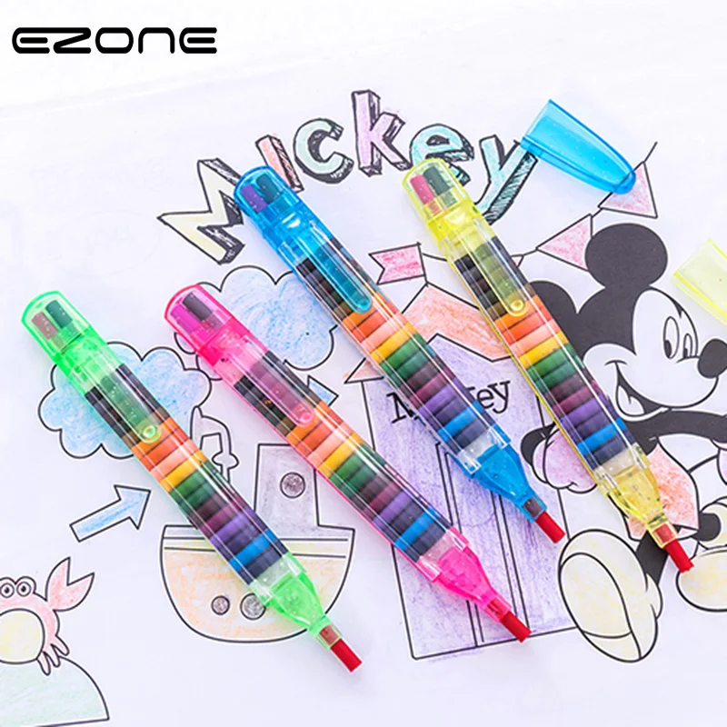 Προϊόν - EZONE 20 Colors Wax Crayon Korean Creative Graffiti Kawaii ...