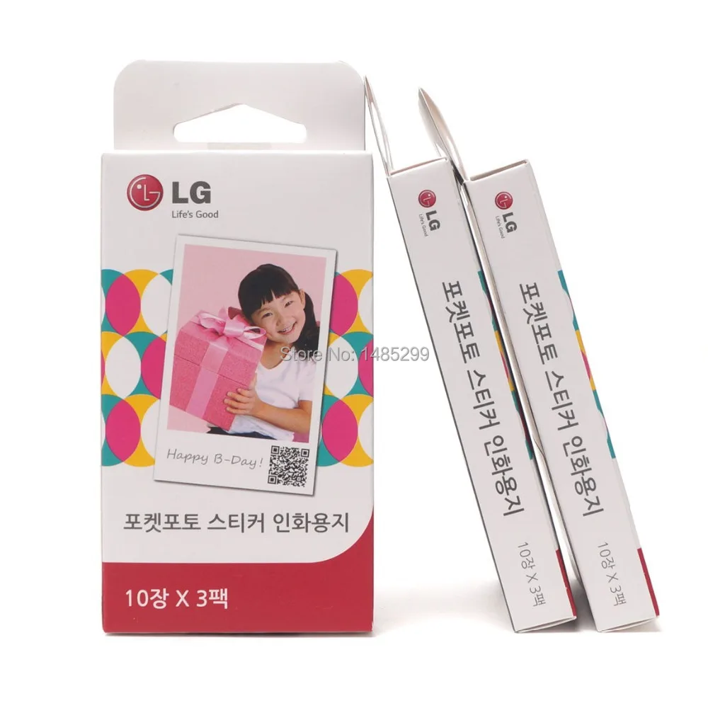 LG Mobile Pocket Photo Zink Ink Sticker Paper For PD221 PD239 Total 90 ...