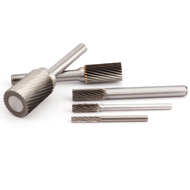 Cylindrical Rotary File 1pcs Single Slot Carbide Alloy Milling Cutter ...