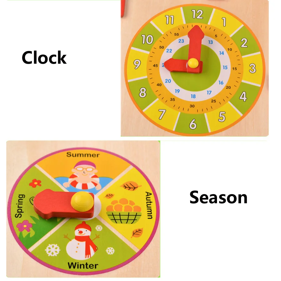 Math Toy Wooden Montessori Educational Toy Children Baby Kids ...
