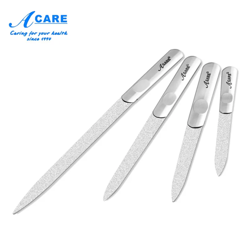Stainless Steel Nail Files Set Professional Double Sided Nail Files ...