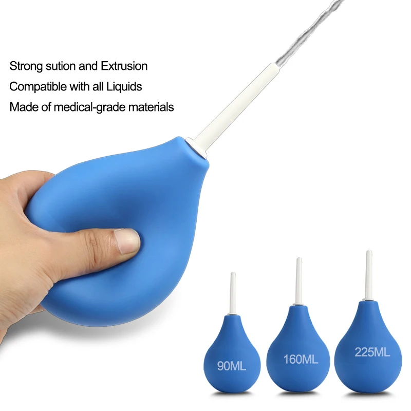 Anal And Vaginal Cleaner Douche Enema Cleaning Bulb Clitoris Stimulation Douche Syringe Stream