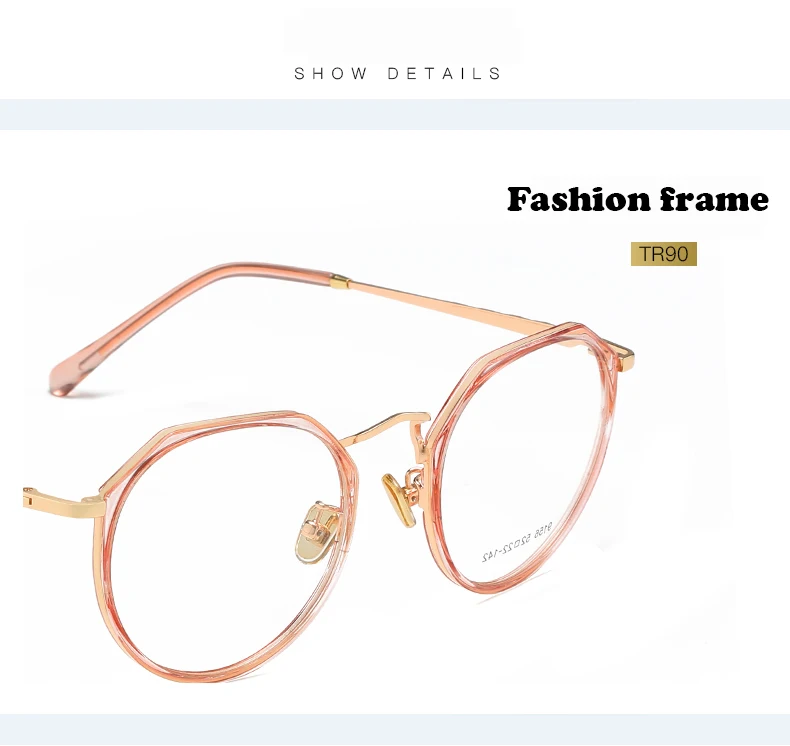 2020 Unique Designer Glasses Frames Irregular Rims Eyewear Clear Lens ...