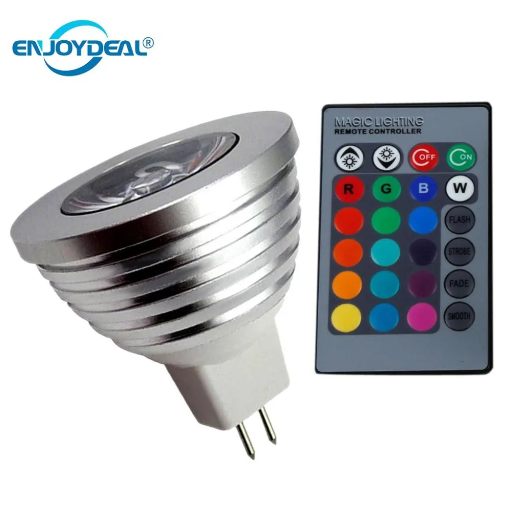 Mr16 3w Rgb Led Light Spot Light 16 Color Changing Led Spotlight Bulb ...