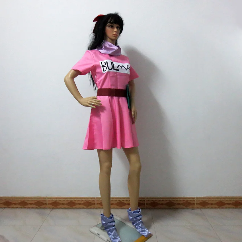 Dragon Ball Z Buruma Cosplay Bulma Halloween Uniform Outfit Cosplay ...