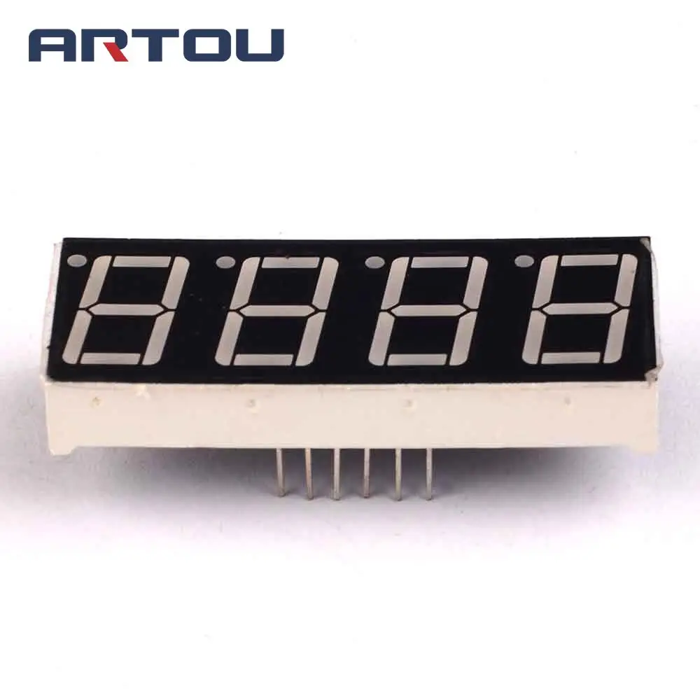 2PCS 5461AS Common Cathod 4bit Digital Tube 0.56 in. Red LED Digital ...