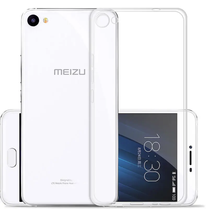 For Meizu U10 5.0"/ U20 5.5" Case Ultra Slim Transparent Soft TPU Phone ...