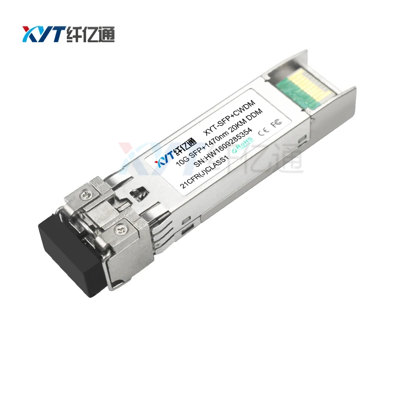 Módulo de fibra óptica SFP + CWDM XX 10 CWDM 10G SFP + transceptor 10KM ...