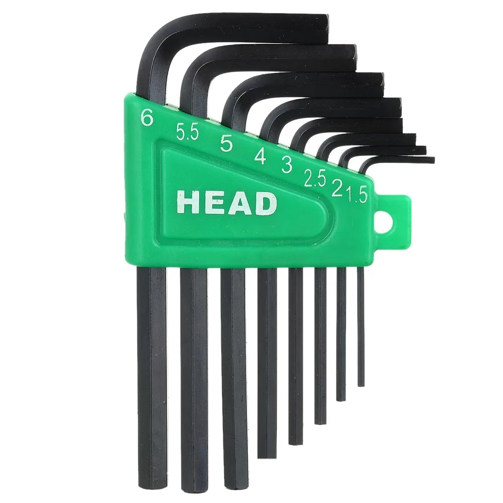 (8 piece/ set) 1.5 6.0mm Hex Key Carbon Steel Hex Wrench Hand Tool Set ...