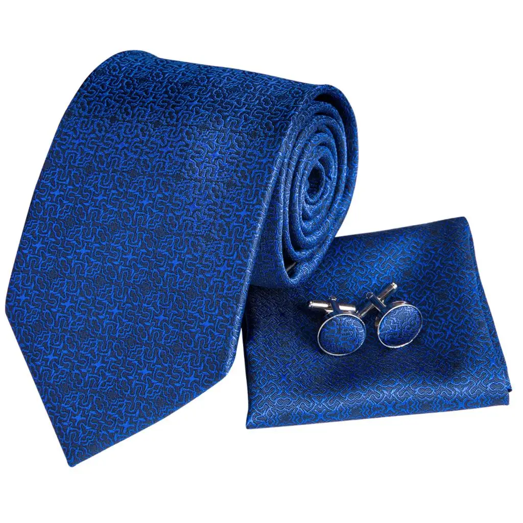 Hi-Tie Классический мужской свадебное торжество деловая встреча синий ...