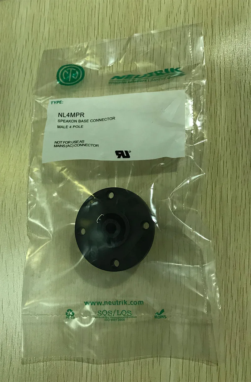 Neutrik NL4MPR 4 극 기어 암컷 라운드 프로 스피콘 커넥터와 호환 가능한 오리지널 좋은 품질, 10 개|커넥터 ...