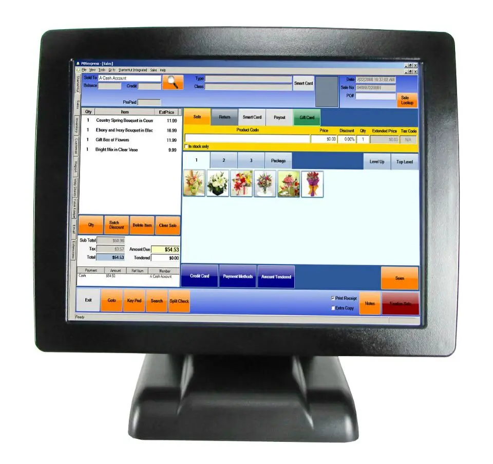 Restaurant ordering POS2120 commercial 15 inch all in one touch POS ...