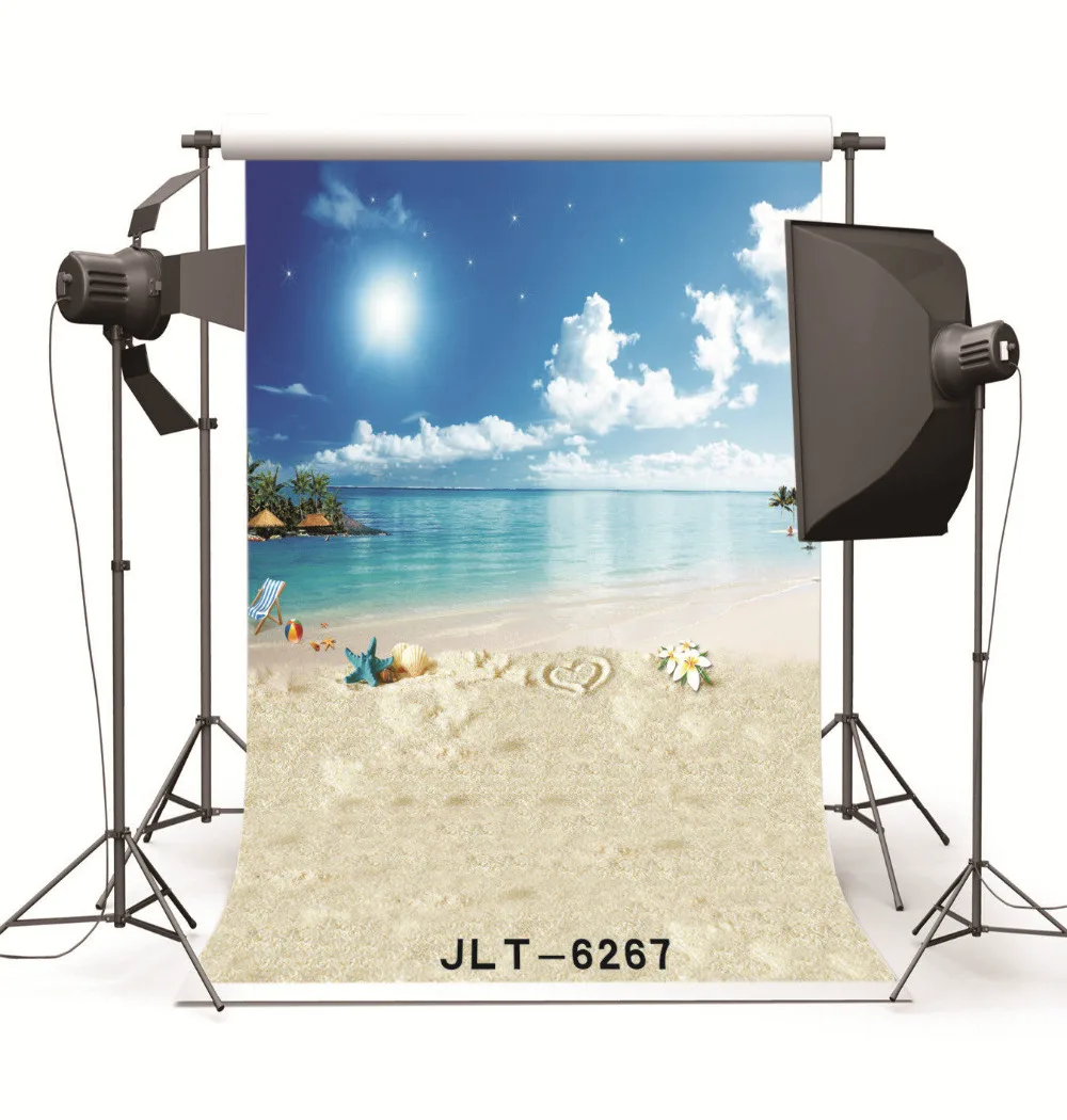 Computer Printed Photography Backgrounds Scenic Seaside Vinyl Backdrops ...