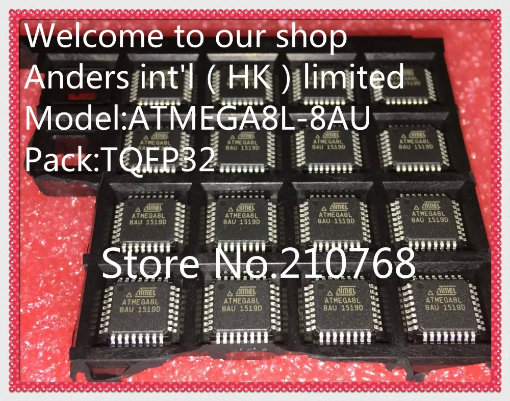 10ชิ้น/ล็อตATMEGA8L 8AU ATMEGA8L ATMEGA8 TQFP32|atmel board|atmel ...