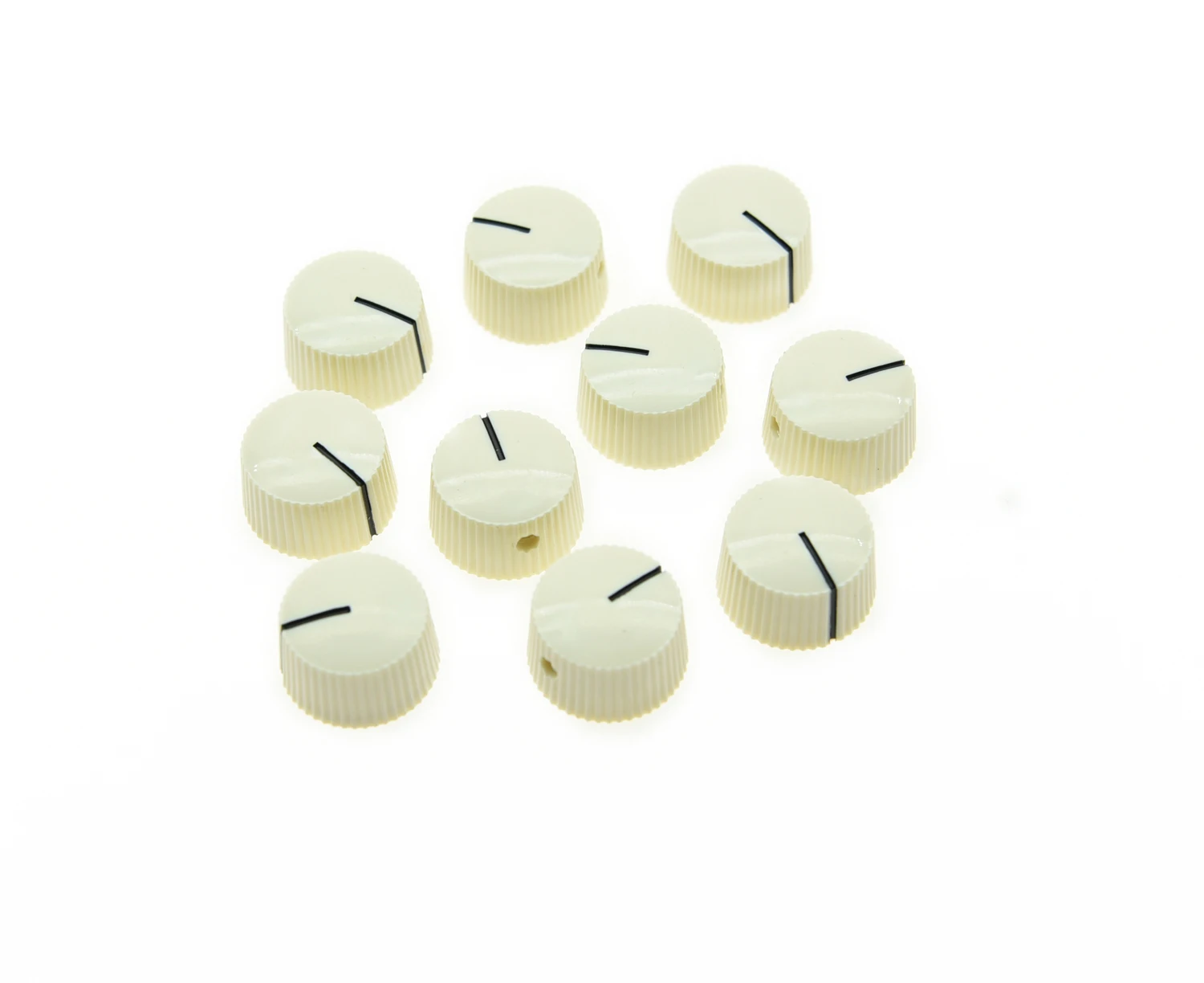 Kaish 10pcs Ivory Vintage Style Barrel Guitar Amp Knob Amplifier Knobs ...