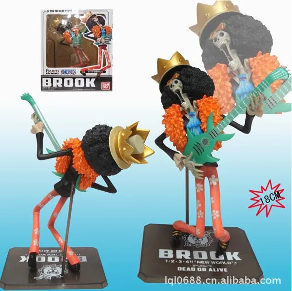 18cm Brook One Piece Action Figures | One piece Merchandise | Up to 80% ...