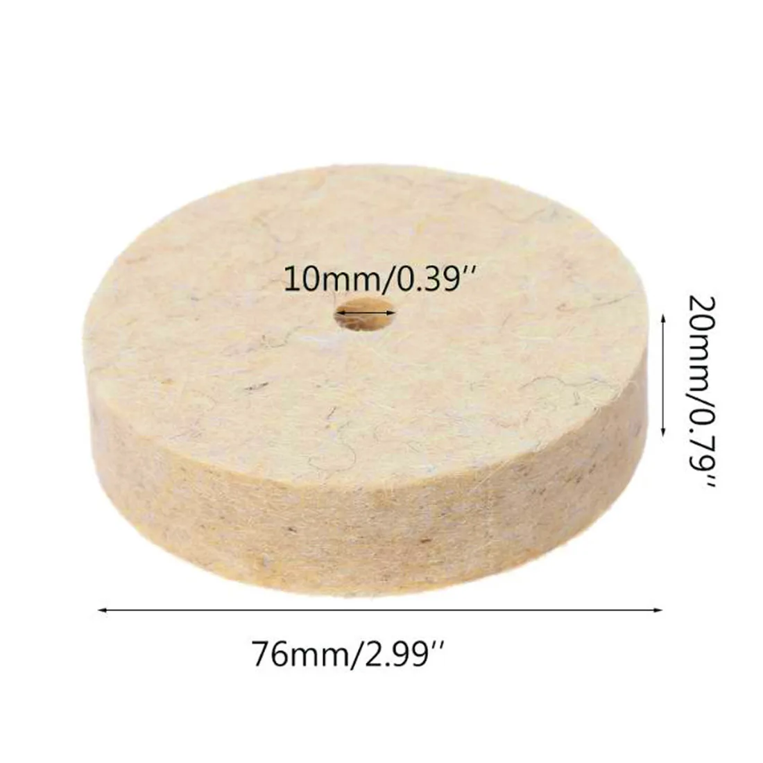 Wool Felt Polishing Buffing Wheel Jade Metal Mirror Surface Finish ...