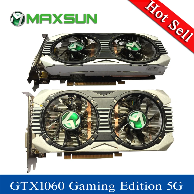 מוצר - MAXSUN gtx1060 gaming pc 5G graphics card nvidia GTX 1531MHz ...