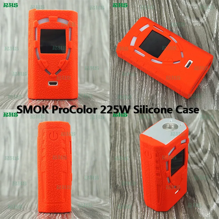 5pcs Amazing SMOK ProColor 225W skin 13 colors ash free new silicone ...