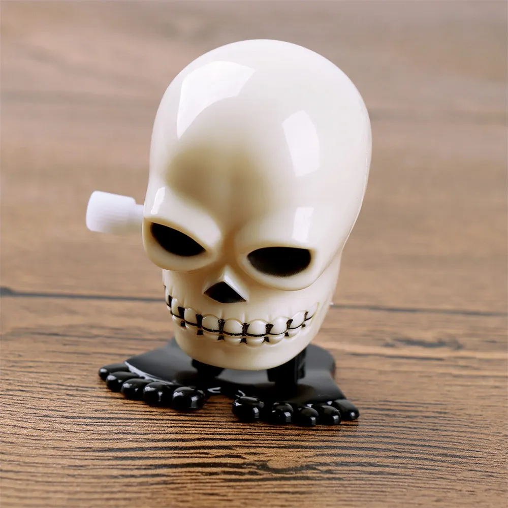1pc Mini Clockwork Wind Up Walking Toy Children Plastic Mini Skull ...