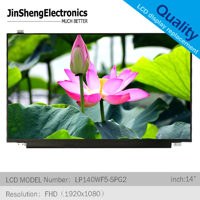 LP140WF5 SPG2 laptop LCD Display 14'' LCD Screen Replacement Panel FHD ...