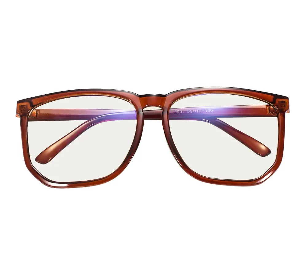 Agstum Womens Mens Retro Full Rim Glasses Frame Large Size Eyeglasses ...