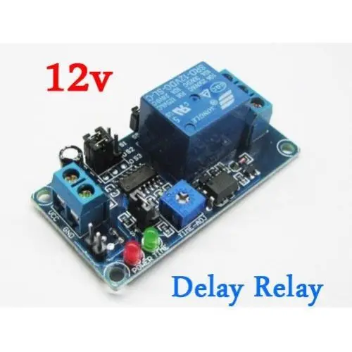 12V normally closed type trigger delay relay delay circuit module ...