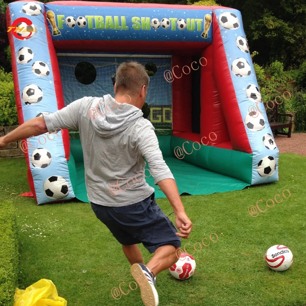 free-shipping-to-door-4x3x3m-big-inflatable-Soccer-Shootout-human ...