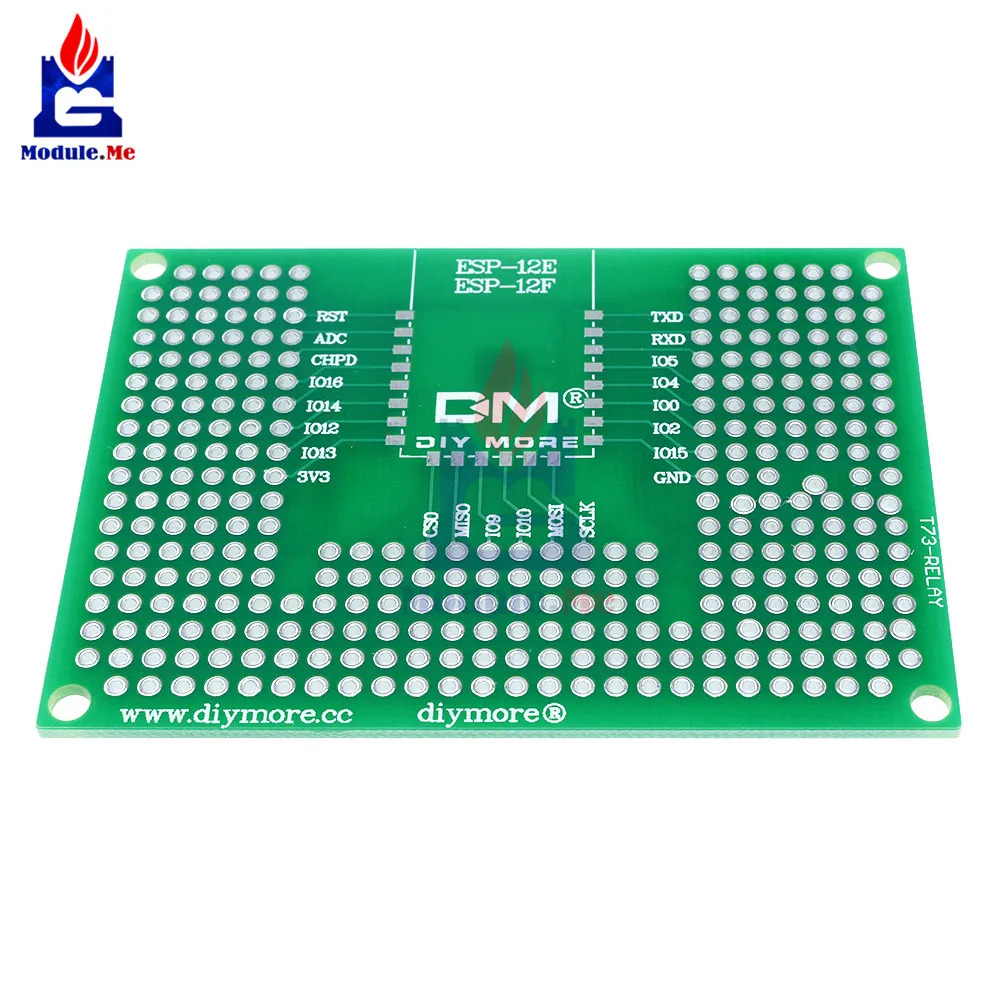 5x7CM 50x70mm Double Side Prototype PCB Board Breadboard Protoshield ...