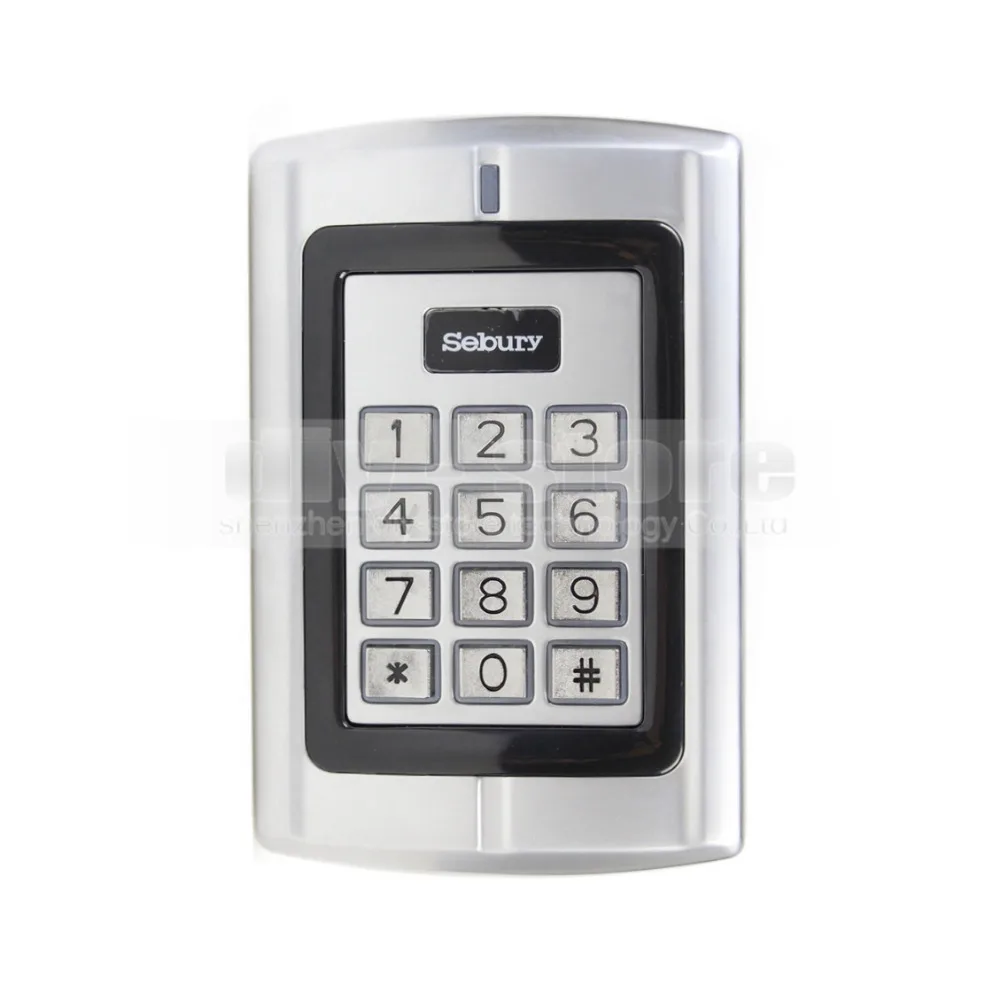DIYSECUR Door Access Control RFID ID Card Reader Metal Case Keypad ...