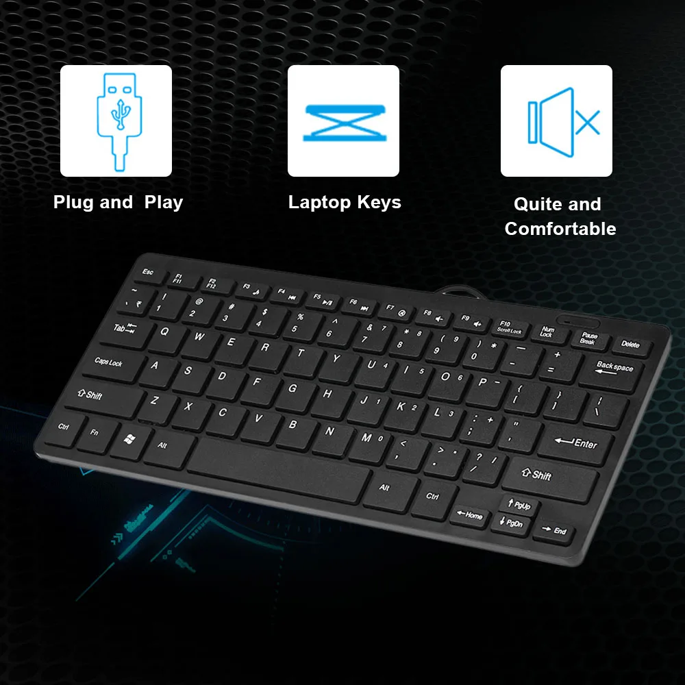 Usb Wired Usb 3 0 Keyboard 78 Keys Small Waterproof Keyboards For