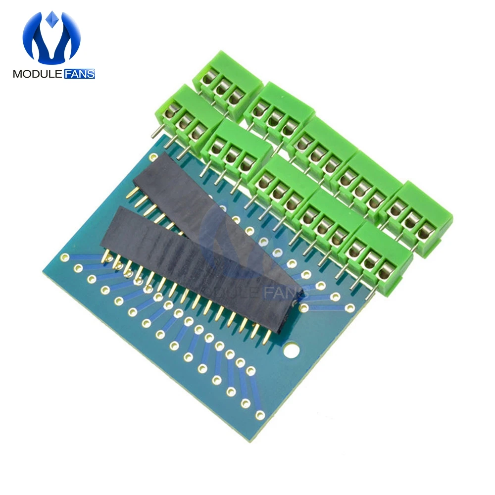 【KAMDSS015】Expansion Board Terminal Adapter DIY Kit For Arduino NANO Controller V1.0 IO ...